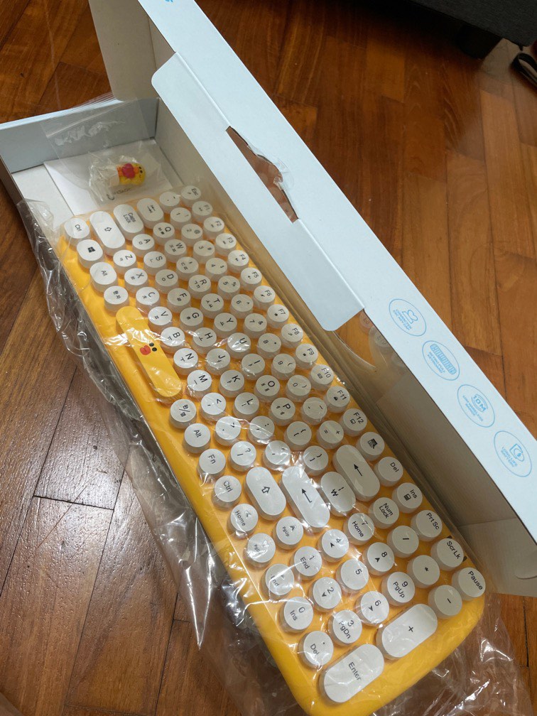 LINE Friends sally keyboard, Computers & Tech, Parts & Accessories ...