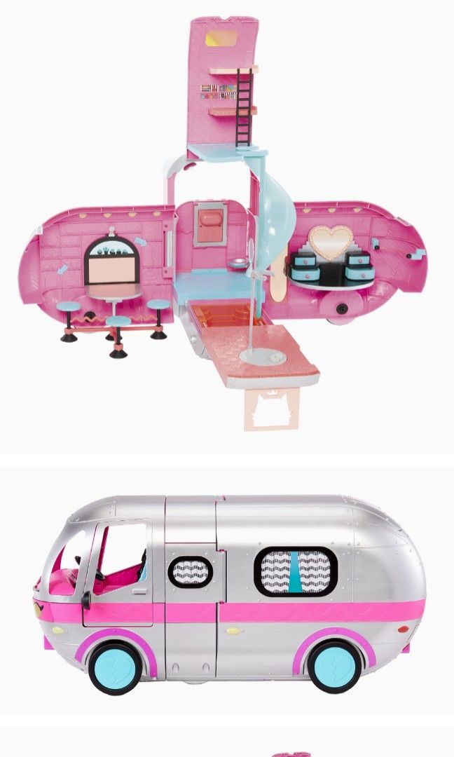 LOL Surprise OMG 4 in 1 Glamper Van Toys, Hobbies & Toys, Toys & Games ...