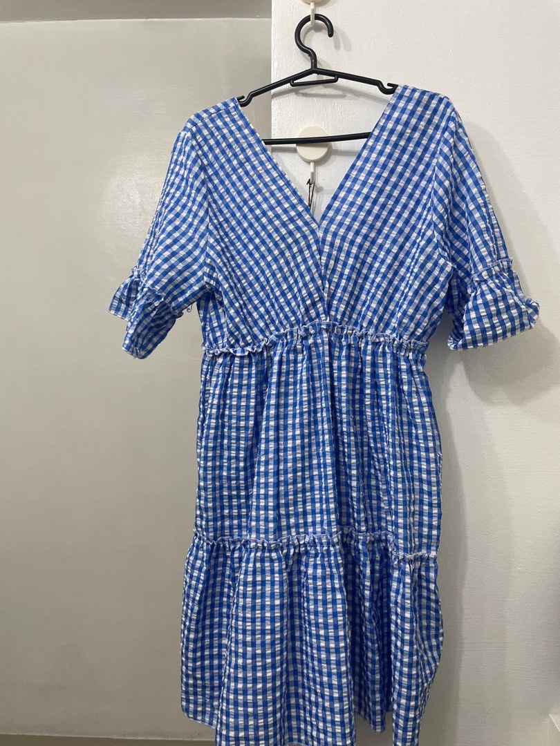 Lovito Chekered Dress Large, Women's Fashion, Dresses & Sets, Dresses ...