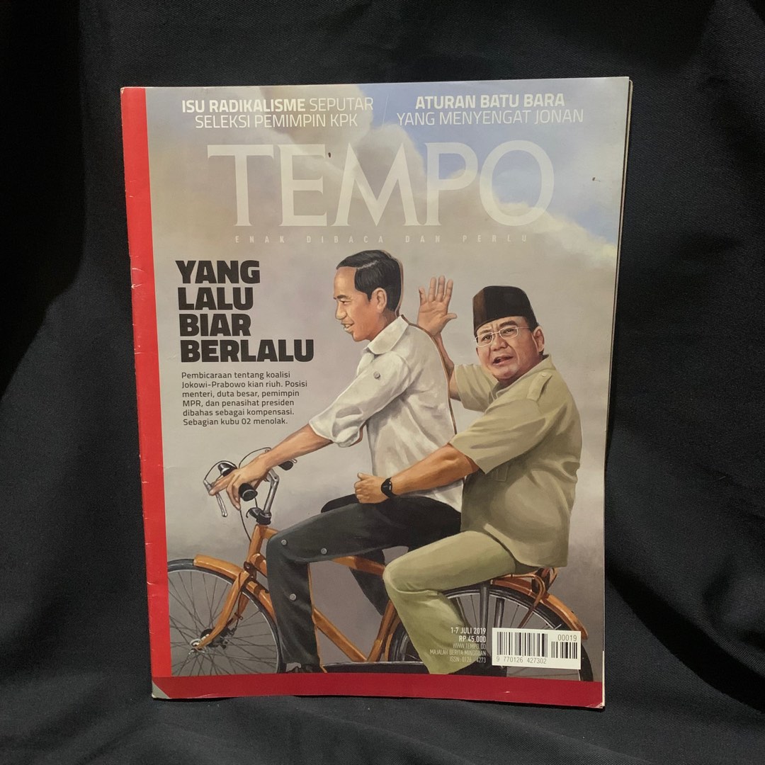 Majalah Tempo Juli 2019 Yang Lalu Biar Berlalu, Buku & Alat Tulis, Majalah & Lainnya di Carousell