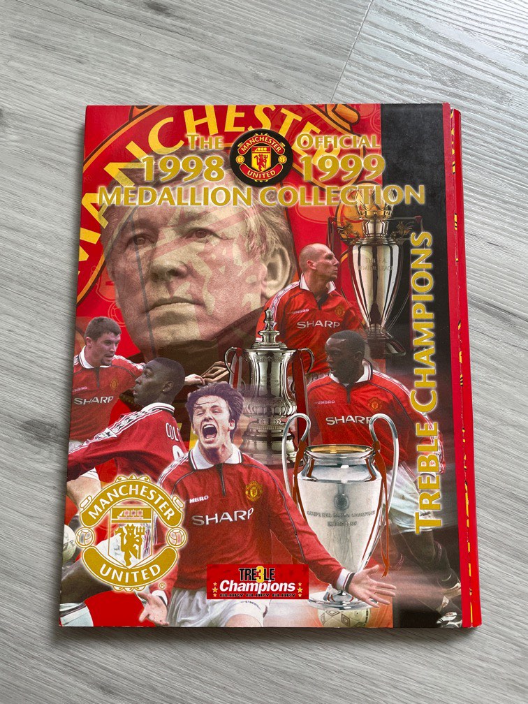(Manchester United) 1998-1999 Medallion Collection, Hobbies & Toys ...
