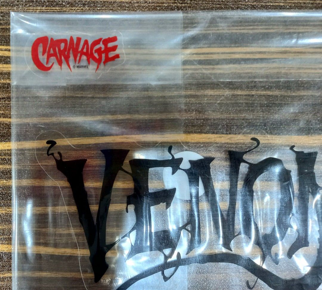 Marvel CARNAGE vs VENOM Imported Clear Sticker, Hobbies & Toys ...