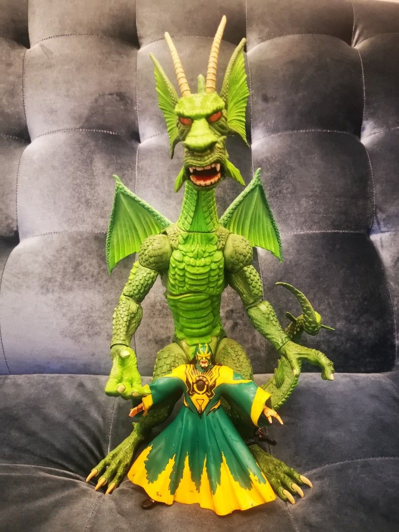 Marvel Legends Fin Fang Foom and Mandarin, Hobbies & Toys, Toys & Games ...