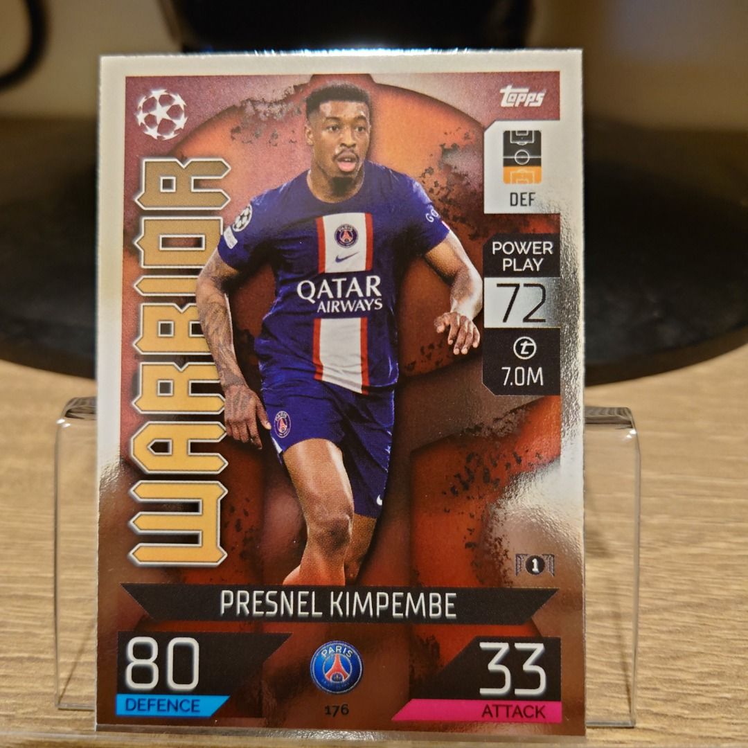 Match Attax Champions League 22/23 PSG Football Club Cards, 興趣及遊戲, 玩具 ...