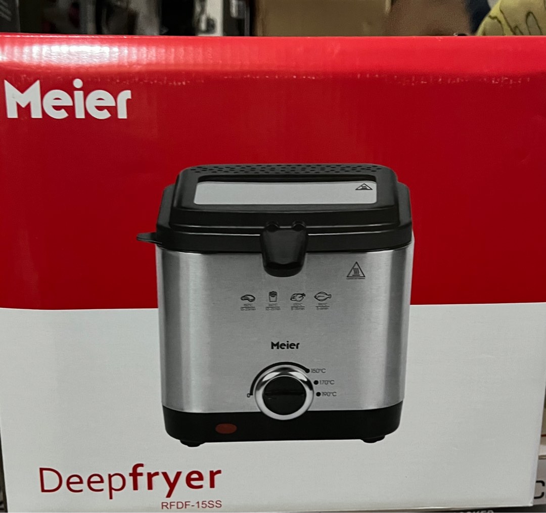 Meier Deep Fryer RFDF 15SS, Furniture & Home Living, Kitchenware ...