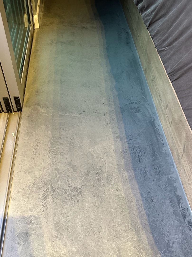 Microcement effect flooring | No Hacking | Ideal surface for dry area ...