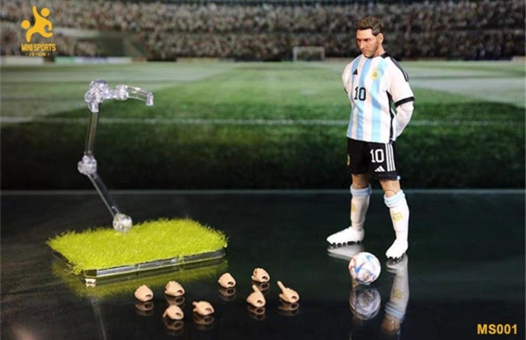 Mini Sports 1/12 Scale Football MS001 Messi MS002 Ronaldo, Hobbies ...
