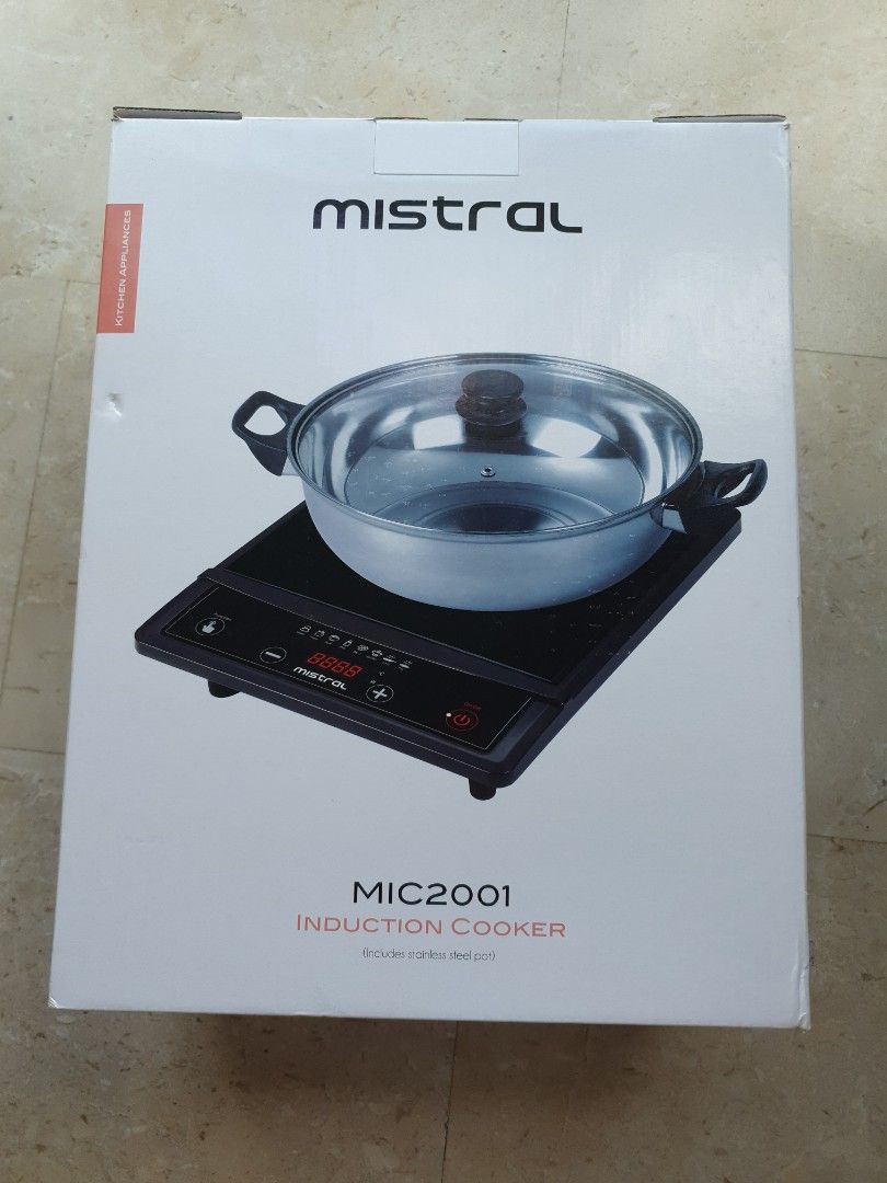 Mistral Induction Cooker MIC2001 (comes with free pot), TV & Home ...