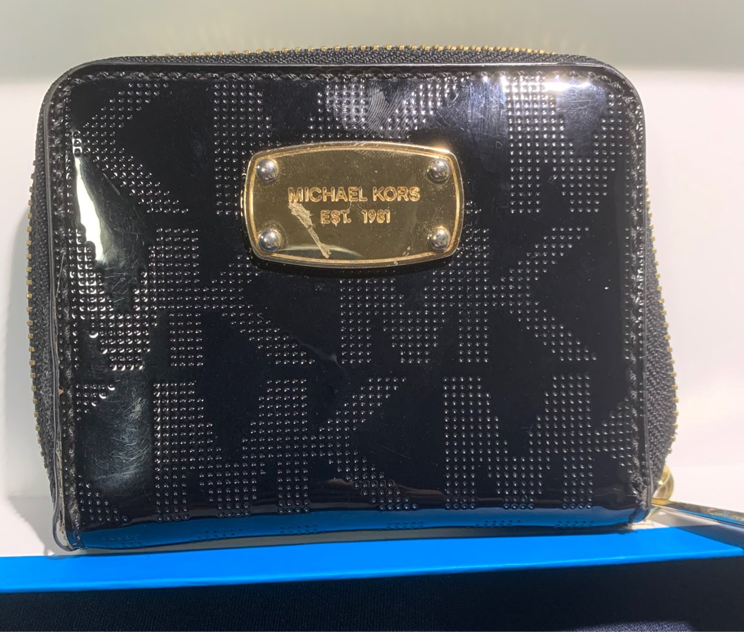 MK Small Zip Around Wallet, Women's Fashion, Bags & Wallets, Wallets ...