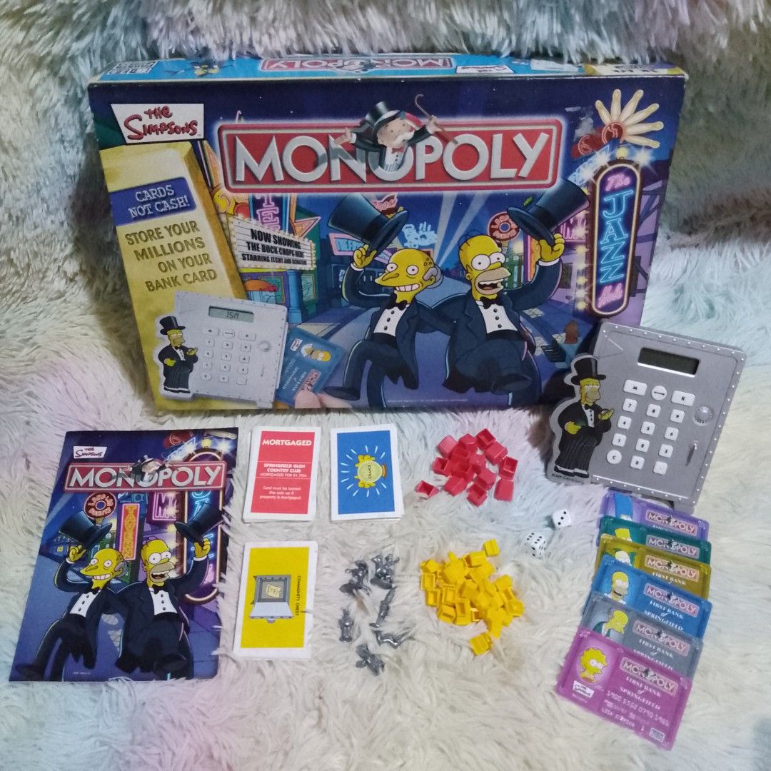 Monopoly Electronic Banking The Simpsons, Hobbies & Toys, Toys & Games ...