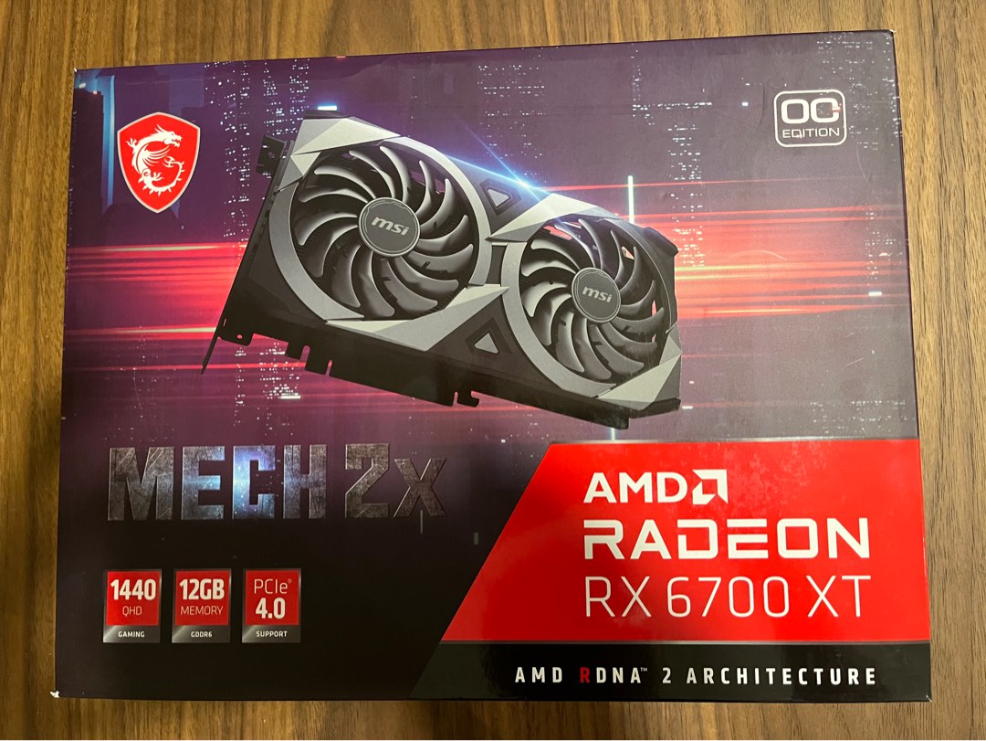 MSI RX 6700 XT, Computers & Tech, Parts & Accessories, Computer Parts ...