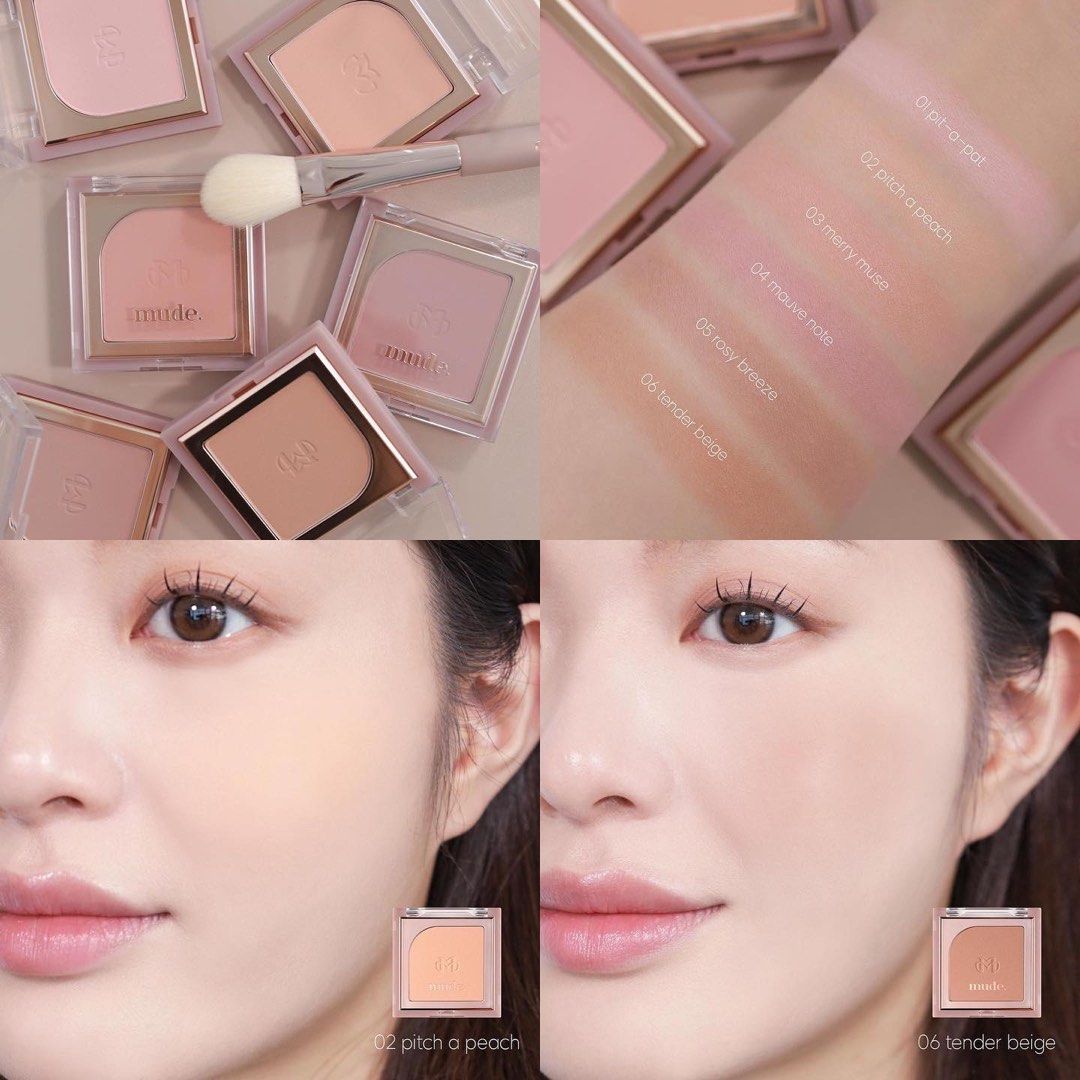 《最後一盒02》mude Flutter Blusher, 美容＆個人護理, 健康及美容 - 皮膚護理, 化妝品 - Carousell