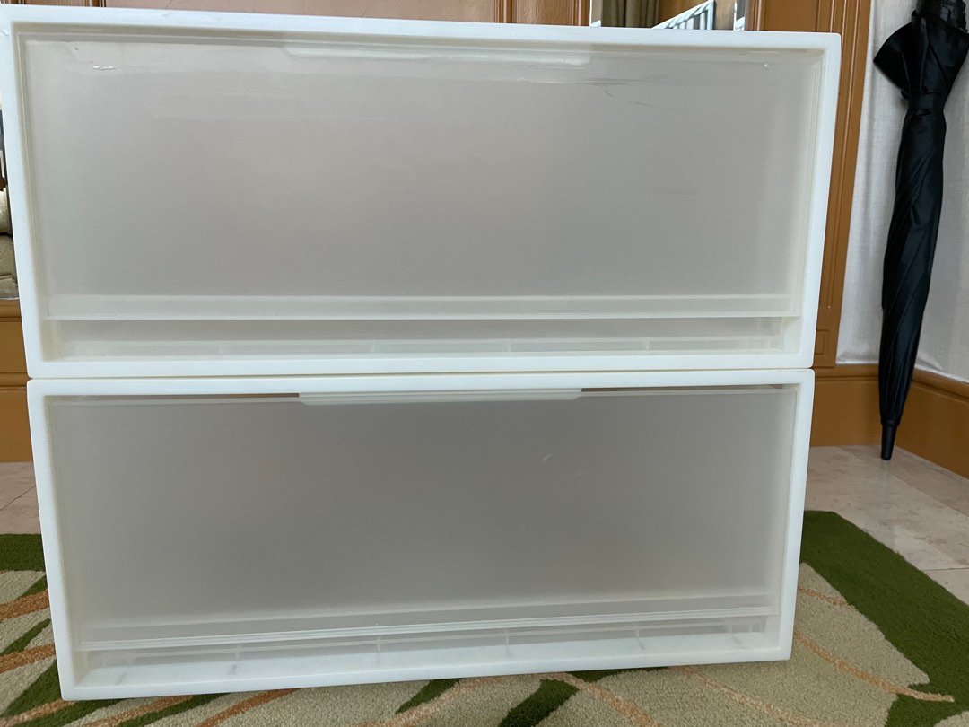 Muji Wide Drawer Storage boxes., Furniture & Home Living, Home ...