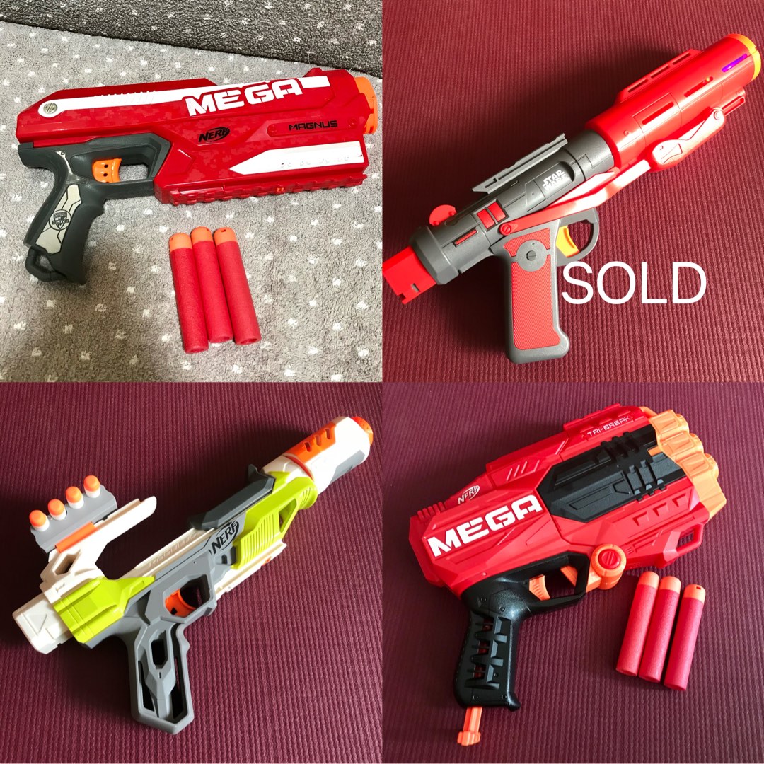 Nerf / Mega Magnus/ Modulus IonFire/ Mega tri-break, Hobbies & Toys ...