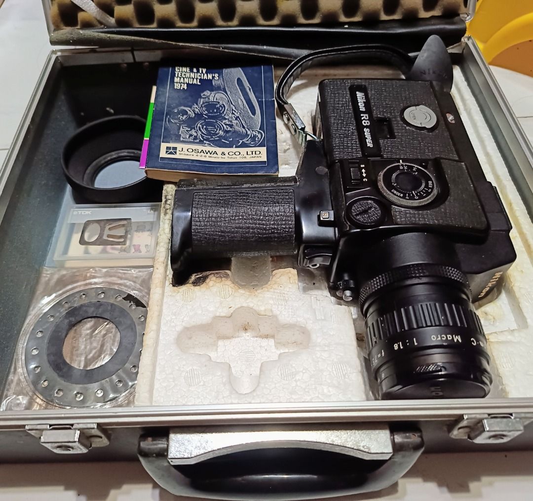 SALE!!! P3000 only - Nikon R8 Super 8mm Movie Cinema Film Camera with ...
