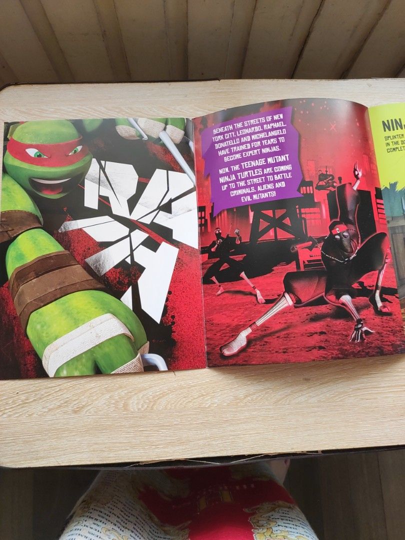 Ninja turtles fold out stickers, Hobbies & Toys, Books & Magazines ...