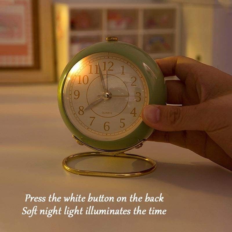 Nordic Vintage Minimalist Bedside Alarm Clock, Furniture & Home Living ...