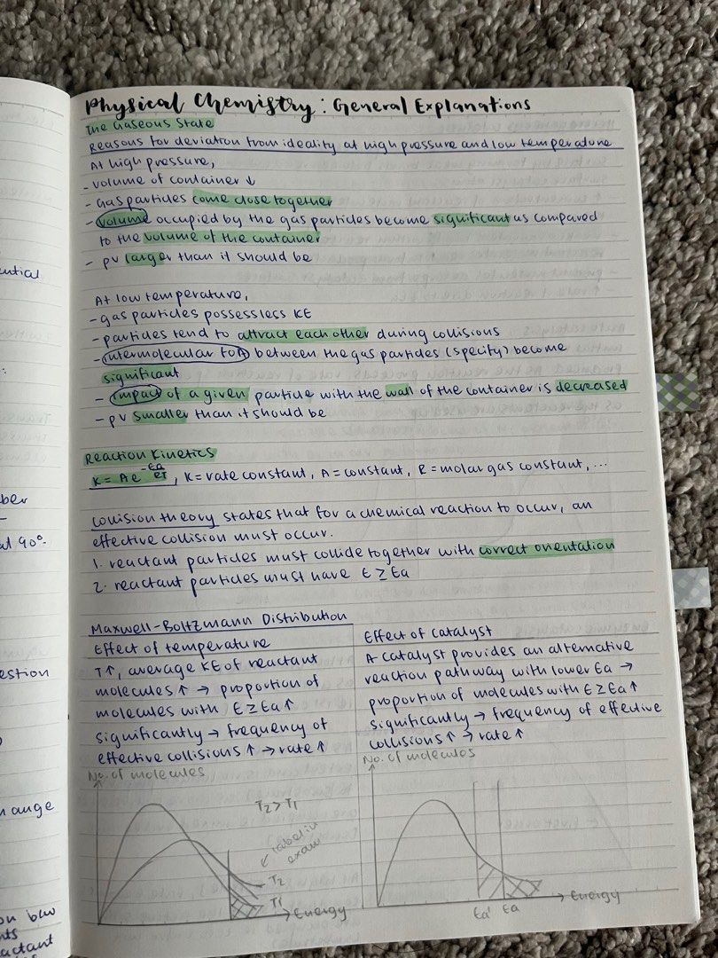 notes for a level exam for physics and chem, Hobbies & Toys, Books ...