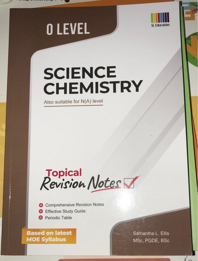 O LEVEL/ NA SCIENCE CHEMISTRY TOPICAL REVISION NOTES, Hobbies & Toys ...