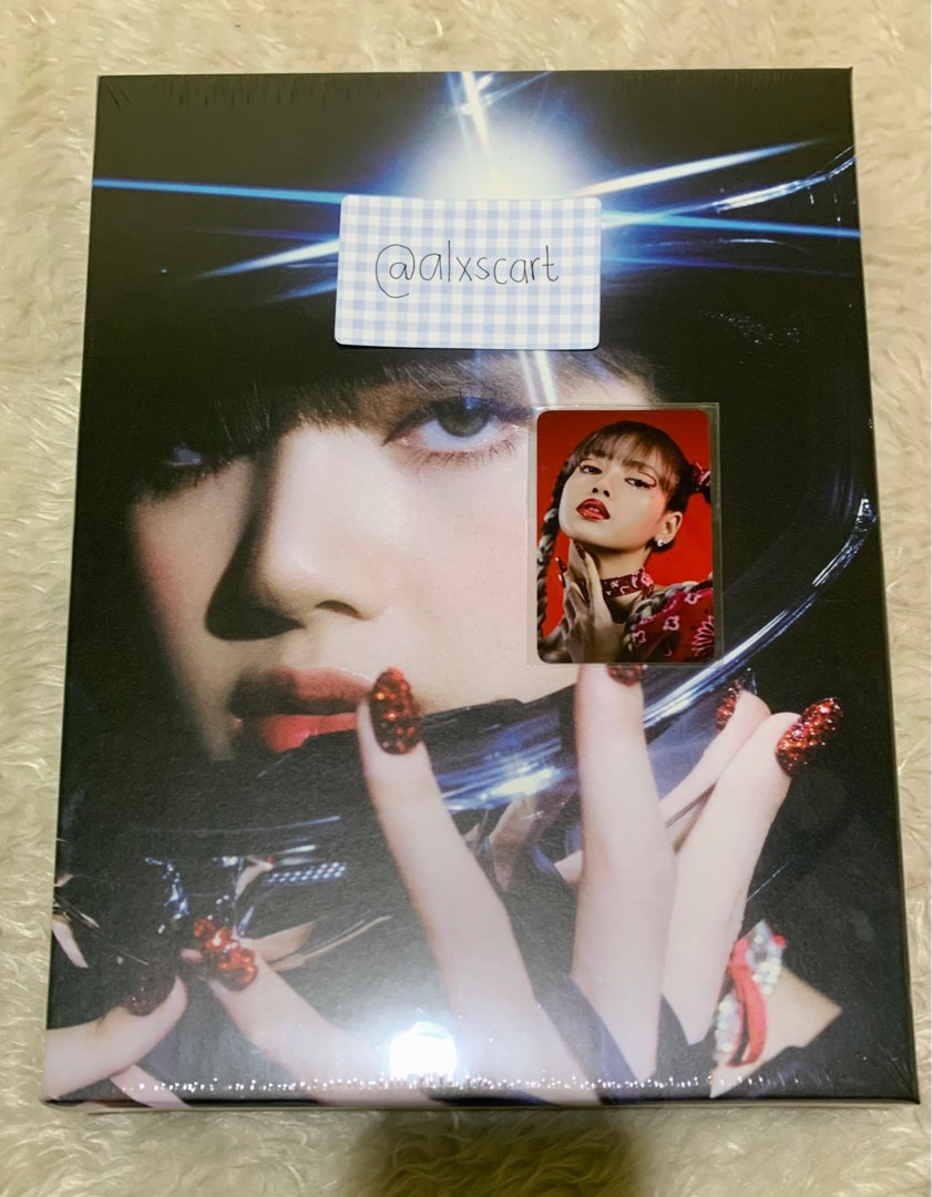 [ONHAND & SEALED] BLACKPINK LISA - LALISA PHOTOBOOK [SPECIAL EDITION] WITH POB - LISA TEARS ...