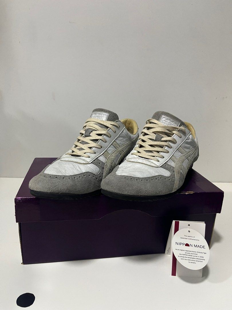 Onitsuka Tiger Ultimate Trainer (Silver/Off White) - Nippon Made, Men's ...
