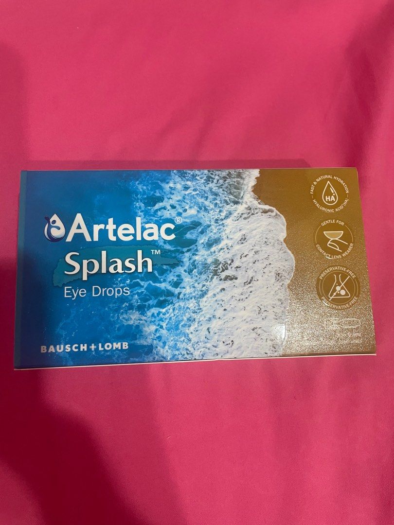 Optifree 120ml + Artelac Splash eye drops, Beauty & Personal Care ...