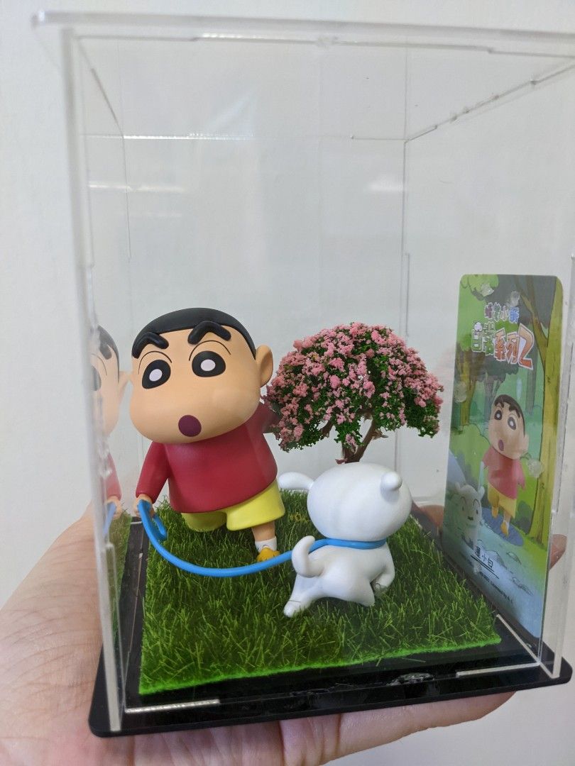 Original 52toys Crayon Shin Chan daily activities walk 2 xiao bai shiro ...