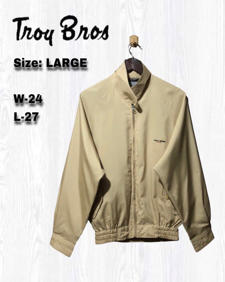 Original TROY BROS Harrington Jacket, Men's Fashion, Coats, Jackets and ...