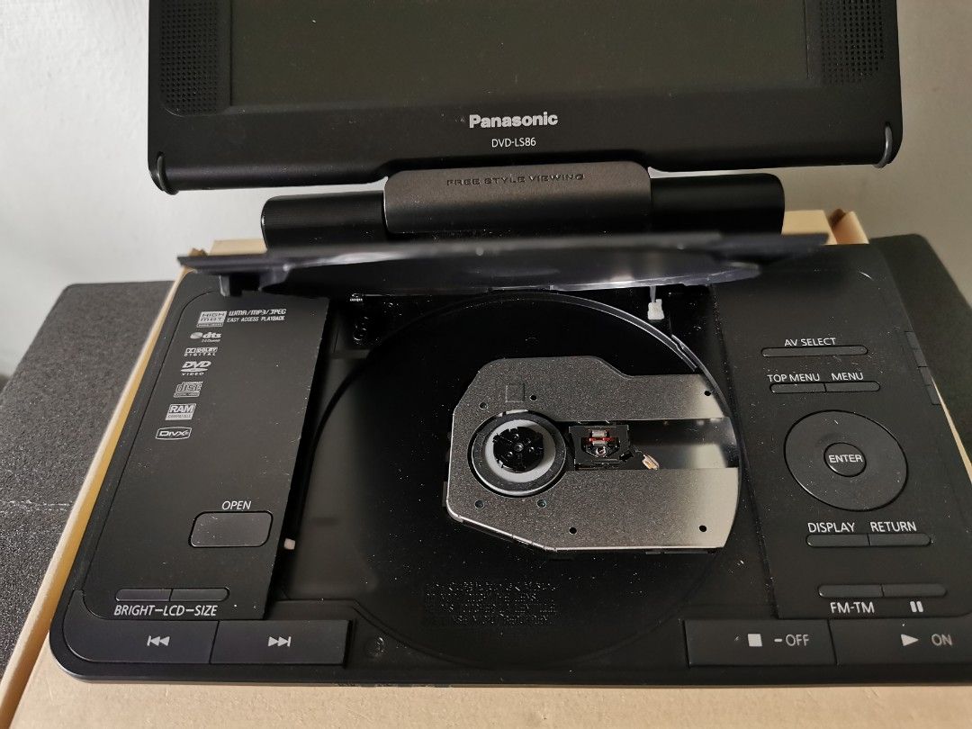 Panasonic cd/dvd player, Audio, Portable Music Players on Carousell