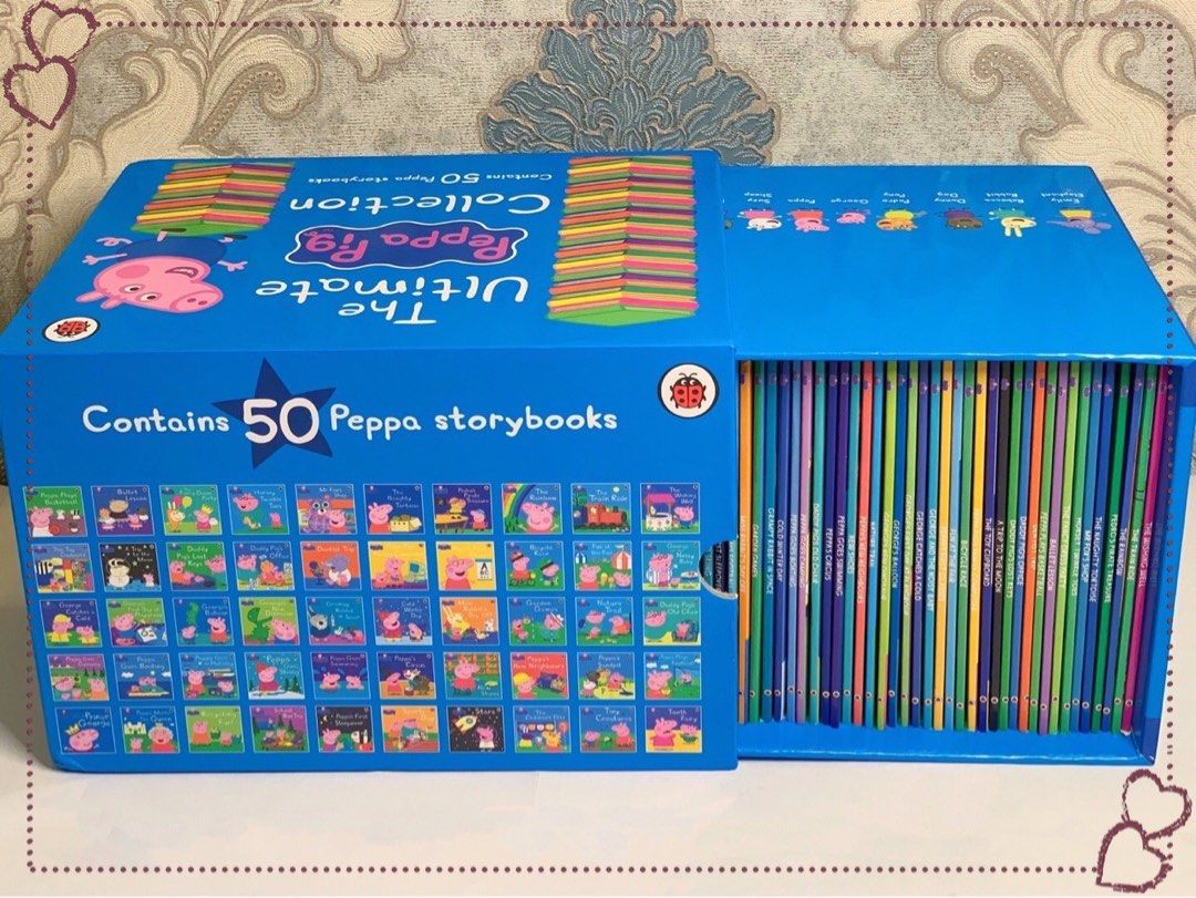 Peppa Pig Book Set: The Ultimate Peppa Pig, Hobbies & Toys, Books ...