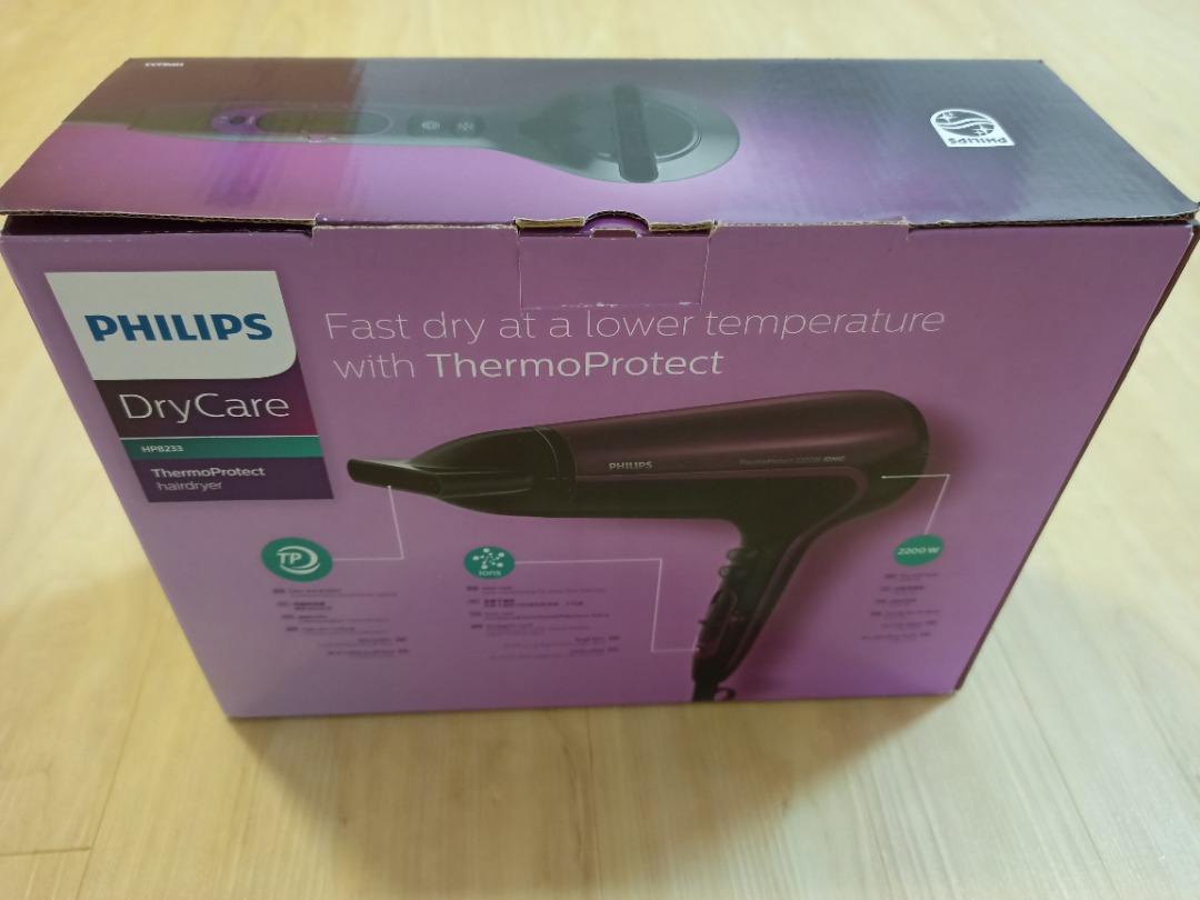 Philips ThermoProtect Ionic Hairdryer, TV & Home Appliances, Other Home ...