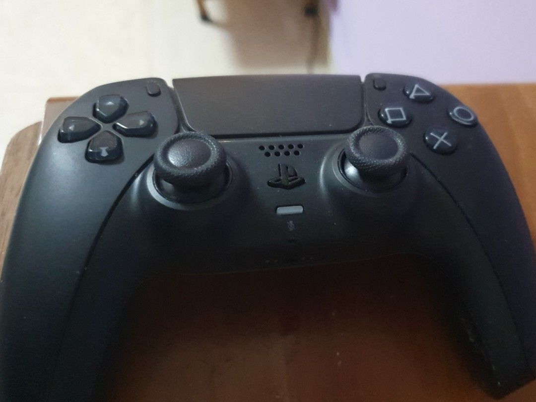 Playstation 5 Dualsense Black Controller, Video Gaming, Video Game ...