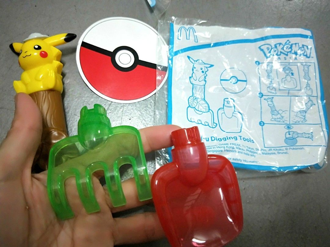 Pokemon Pikachu Digging Tools, Hobbies & Toys, Toys & Games on Carousell