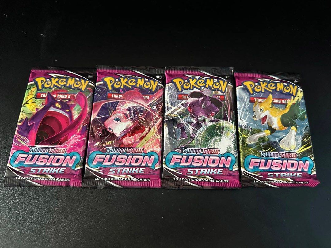Pokemon TCG Fusion strike sleeved & booster packs | Gengar aa | Mew aa ...