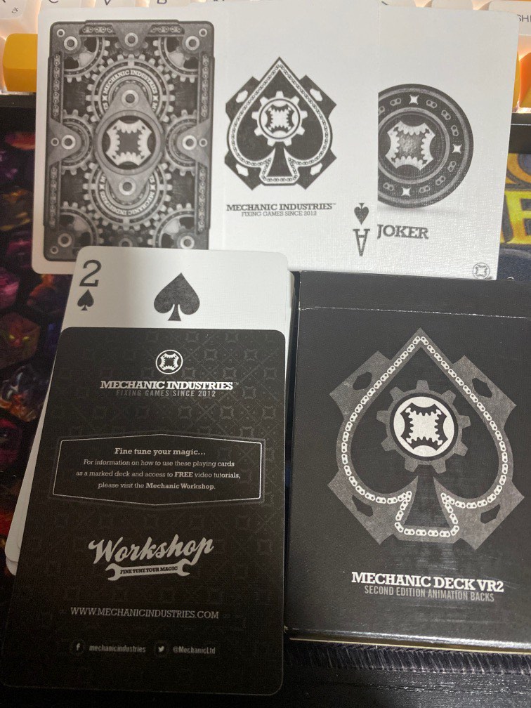 Poker Mechanic Deck VR2, Hobbies & Toys, Toys & Games on Carousell