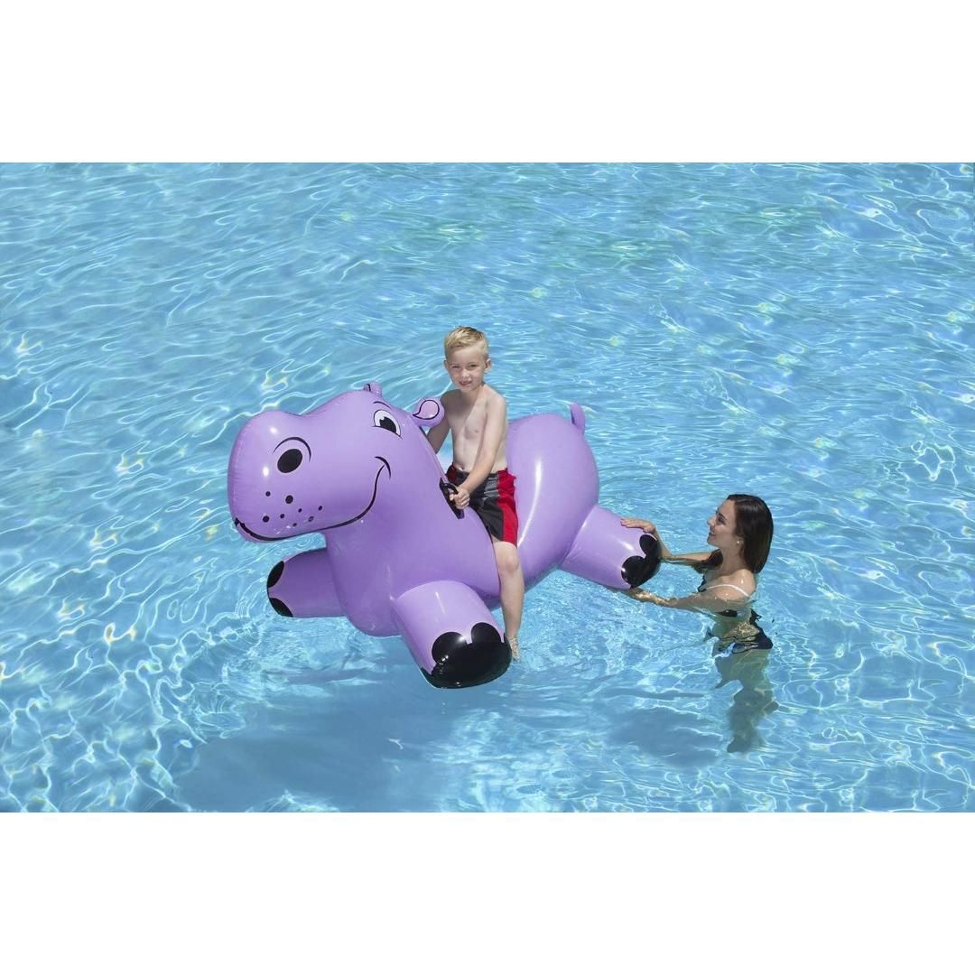 Poolmaster 81702 Swimming Pool Float Rider, Hippo, Furniture & Home ...
