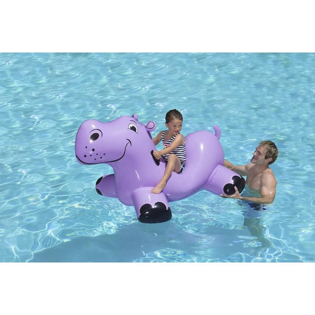 Poolmaster 81702 Swimming Pool Float Rider, Hippo, Furniture & Home ...