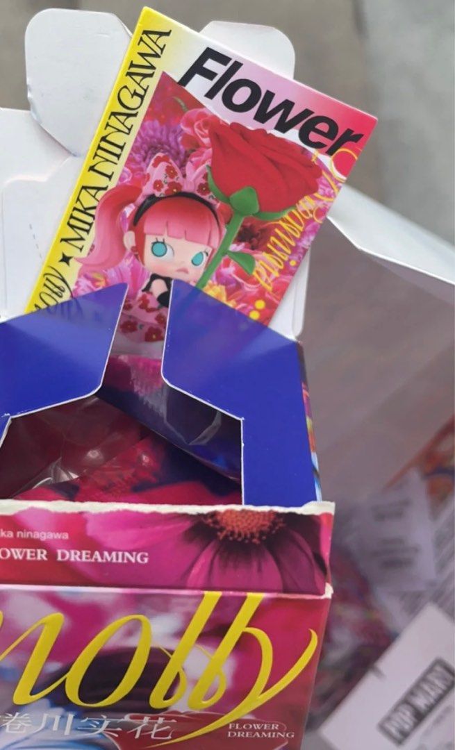 Popmart Molly Flower Dream Red Rose Fiery Heart X Mika Ninagawa ...