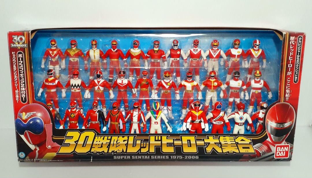 Power Ranger Bandai Super Sentai 30th Anniversary - 30 Sentai Red Hero ...