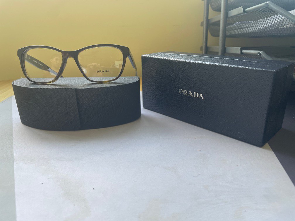 Prada Spectacles Frame 54/16, Women's Fashion, Watches & Accessories ...