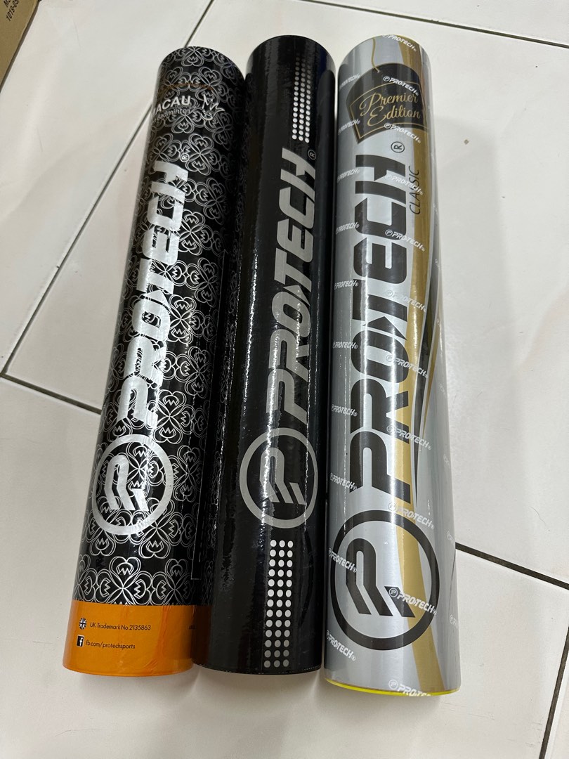 Protech Badminton Shuttlecock World Class, Platinum and Premier, Sports Equipment, Sports ...