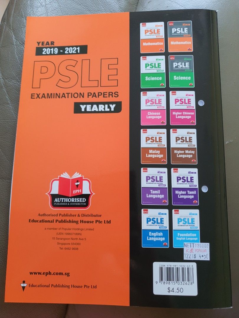 PSLE Mathematics Exam paper 2019-2021, Hobbies & Toys, Books ...
