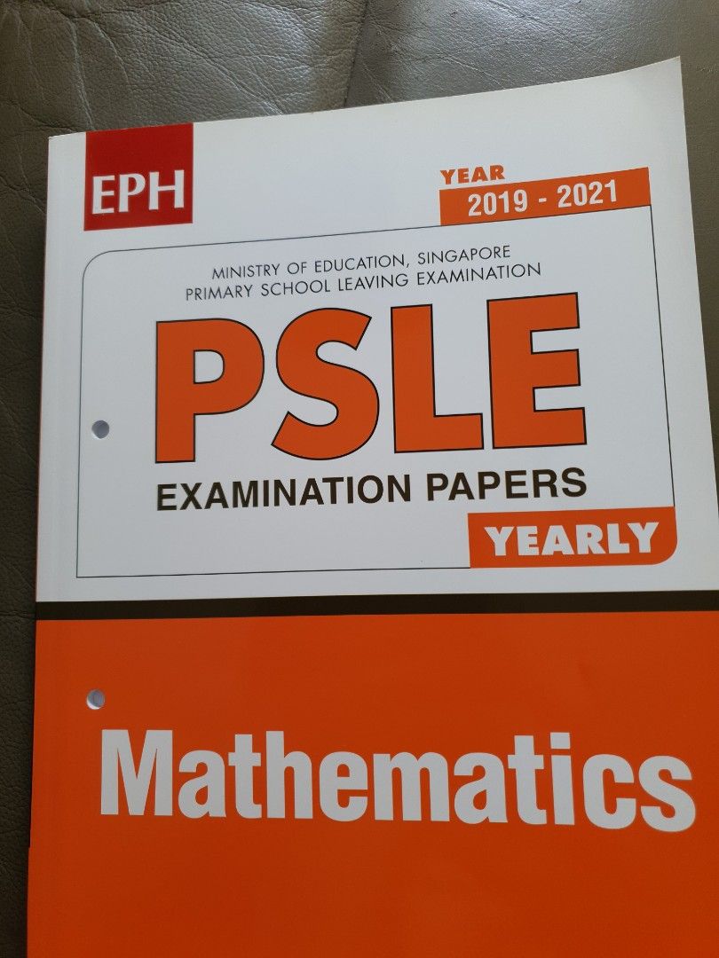 PSLE Mathematics Exam paper 2019-2021, Hobbies & Toys, Books ...