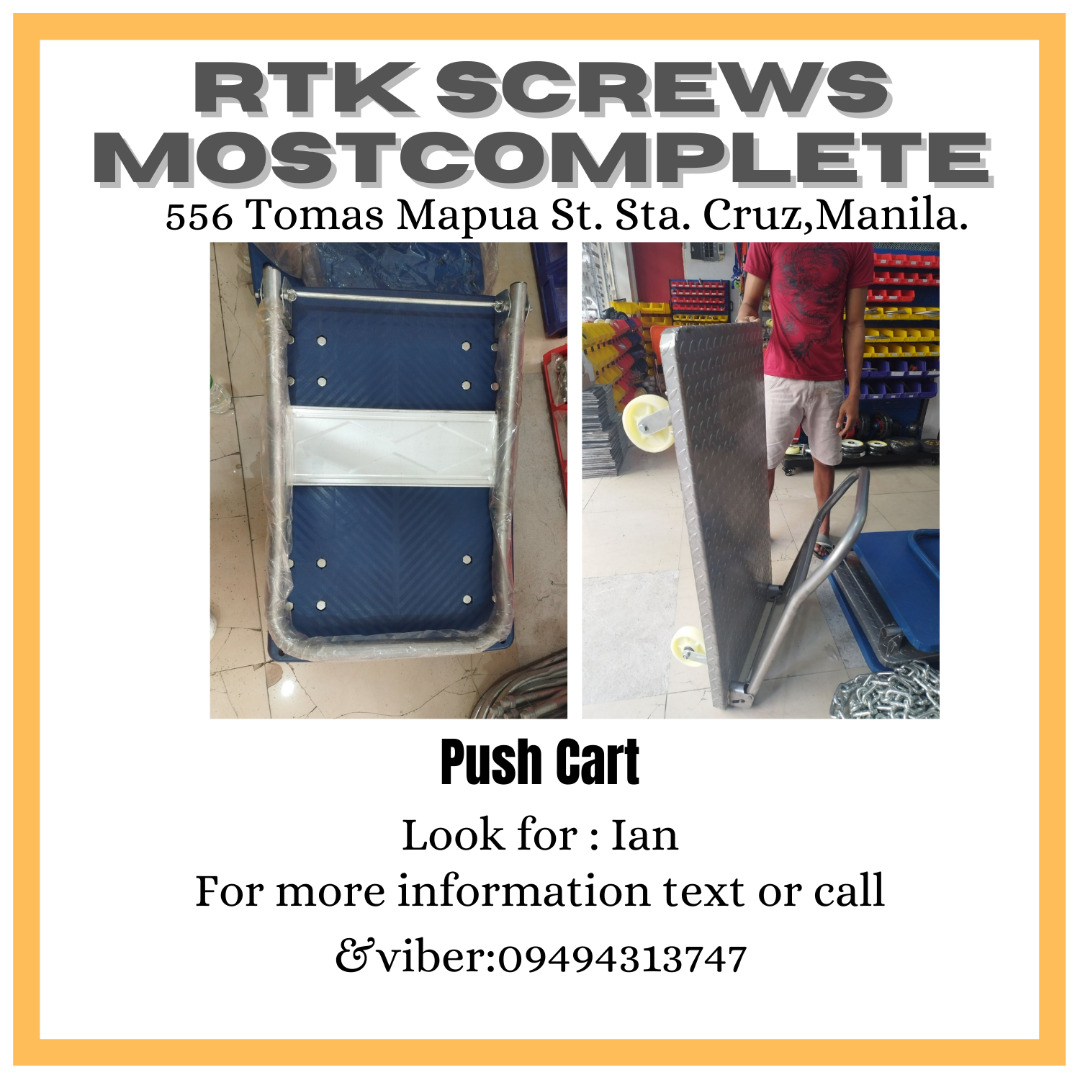 Push Cart Plastic Platform (60x90)Cm 300 Kg Capacity, Commercial ...