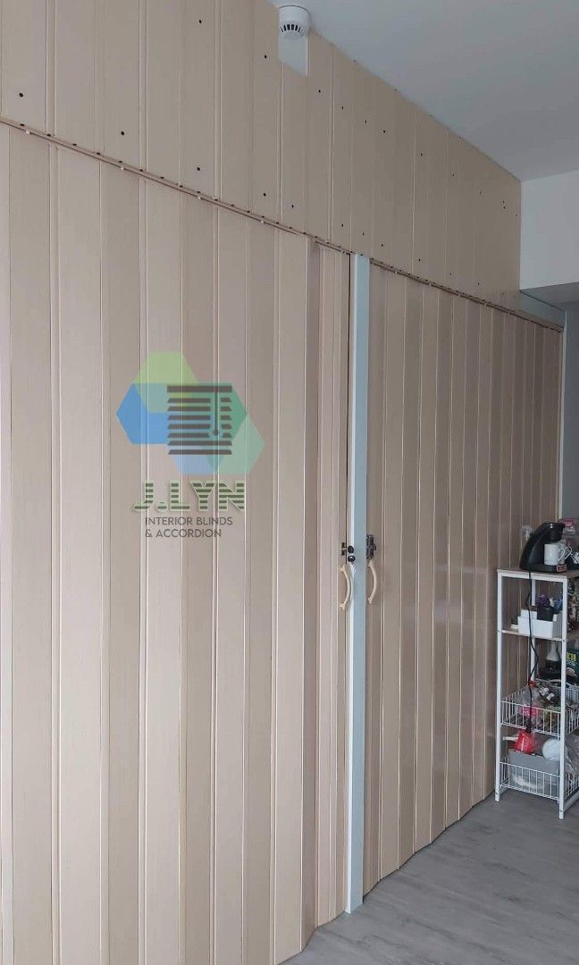 PVC Accordion Folding Door, Furniture & Home Living, Furniture, Other ...