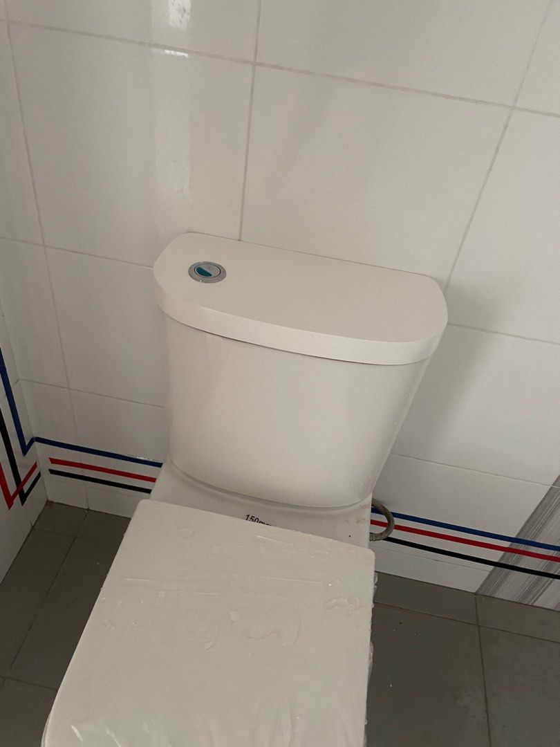 PVC COVER FOR BTO ECO TOILET CISTERN TREO 188, Furniture & Home Living ...