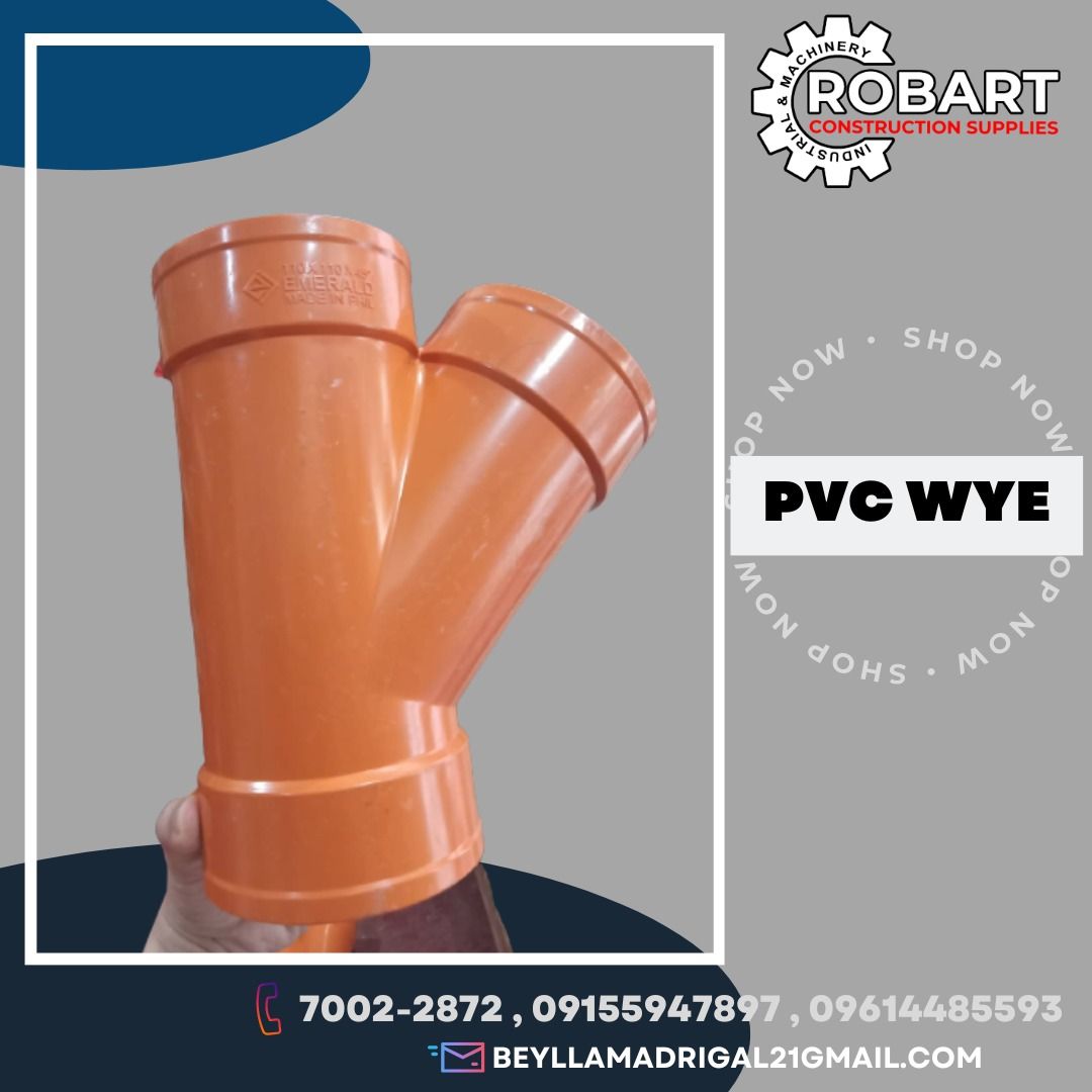 PVC Wye Sanitary, Commercial & Industrial, Construction Tools ...