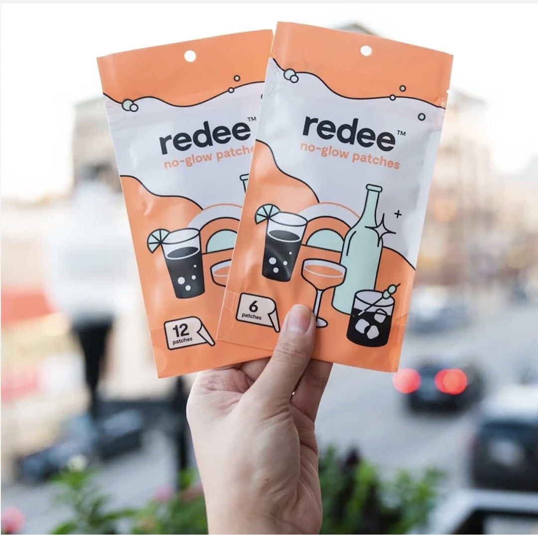 [IMPROVED] Redee no-glow alcohol flush support patches, Health & Nutrition, Health Supplements ...