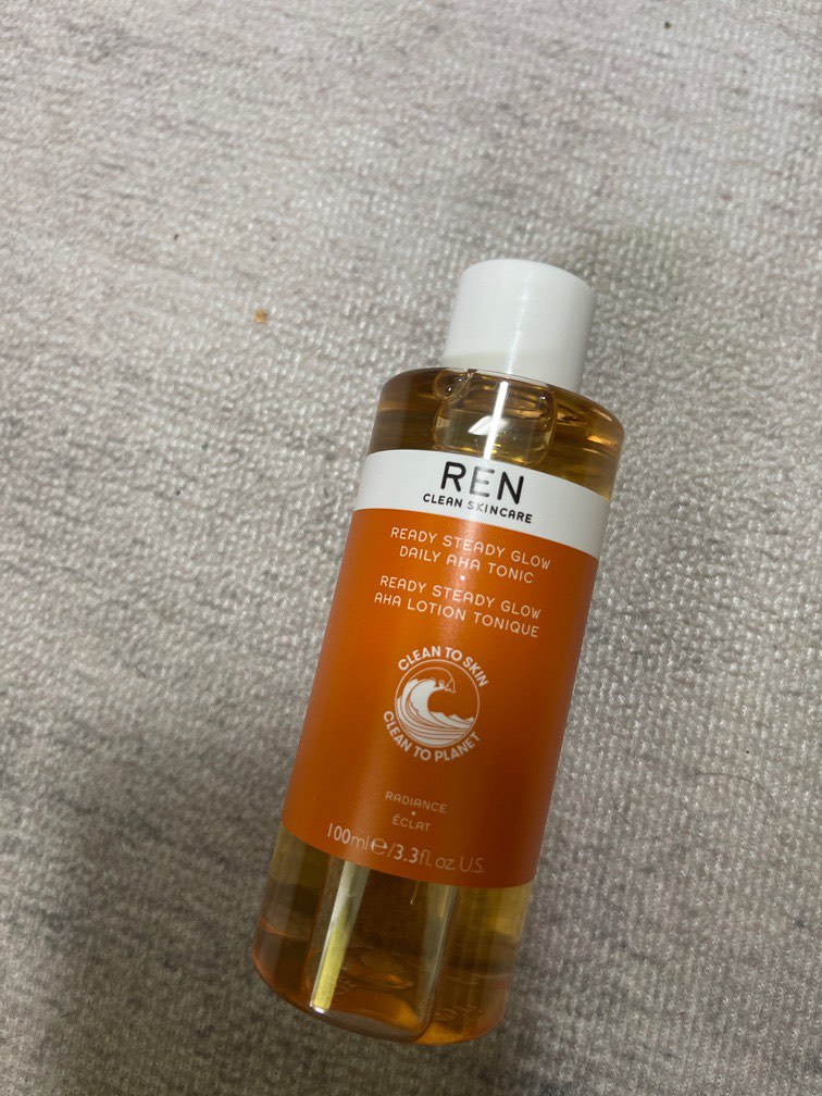 REN Clean Skincare Ready Steady Glow Daily AHA Tonic 100ml, Beauty ...