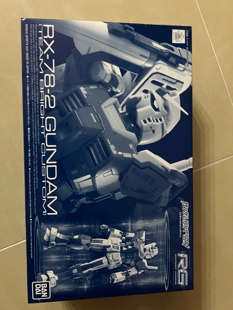 Rg rx-78-2 team bright, 興趣及遊戲, 玩具 & 遊戲類 - Carousell